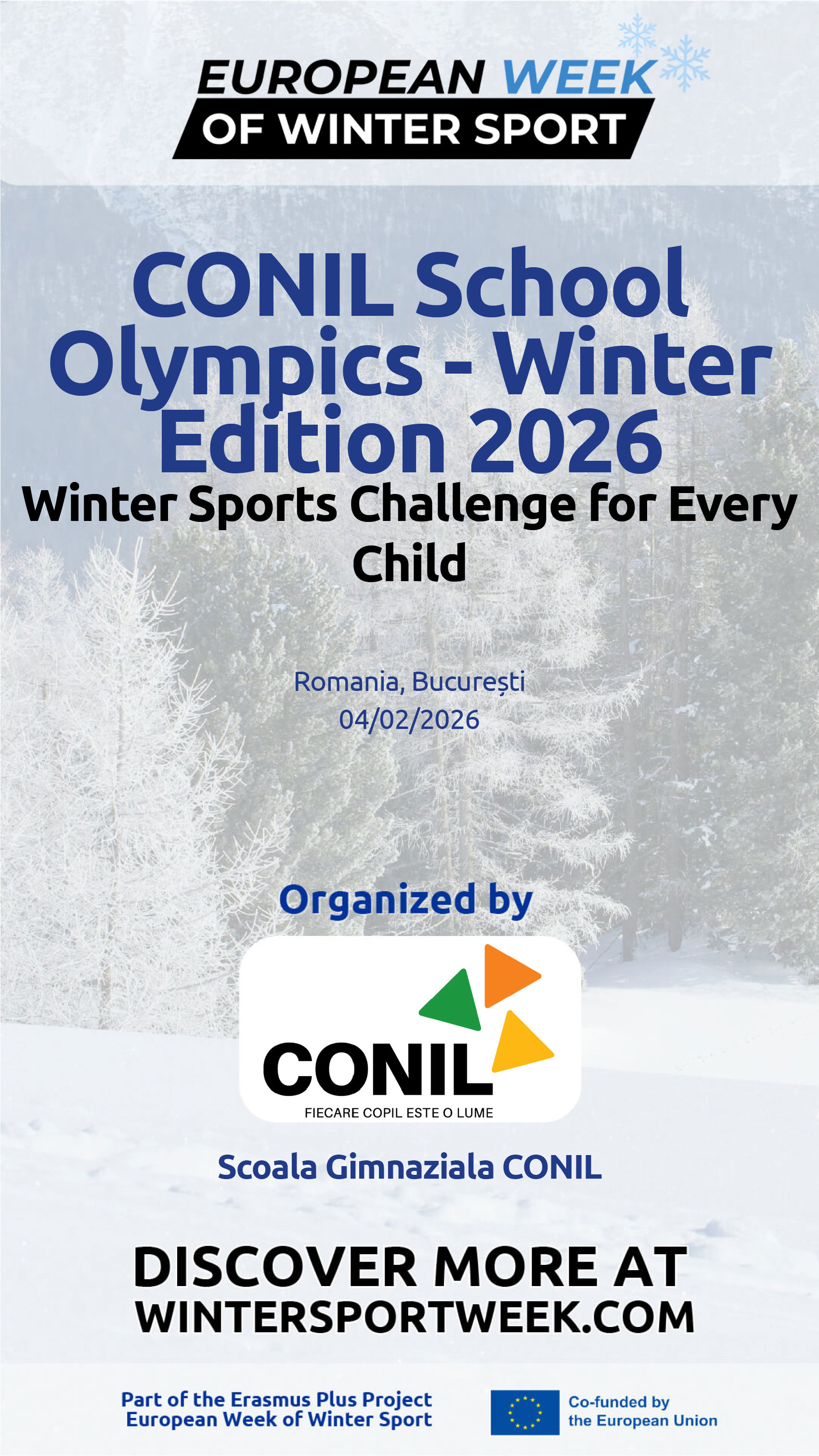 CONIL School Olympics - Winter Edition 2026 - European Week of Winter ...
